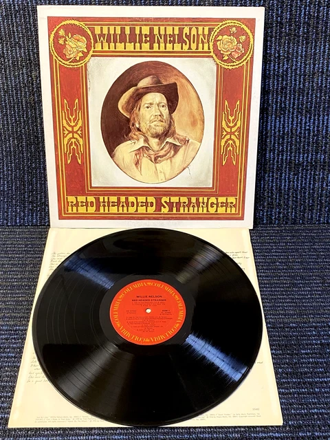 WILLIE NELSON ~ Red Headed Stranger Vinyl LP (NM+) KC 33482 (1975 ...