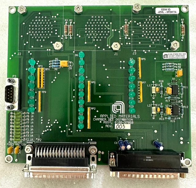 AMAT APPLIED MATERIALS 0100-37858 Assy Pcb Chamber Set Interconnect ...