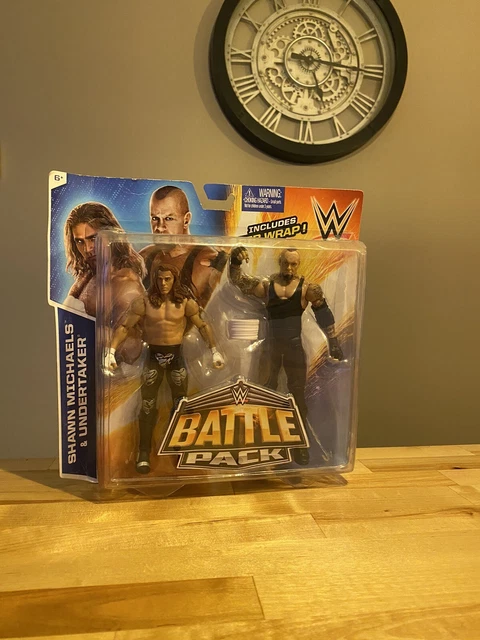 MATTEL WWE SERIES 33 Shawn Michaels & Undertaker Battle Pack endommagé EUR 33,10 - PicClick FR
