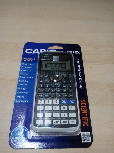 NEW CASIO FX-991EX CLASSWIZ SCIENTIFIC CALCULATOR EUR 22,82 - PicClick IT