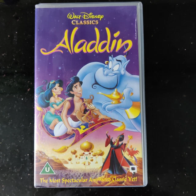 DISNEY ALADDIN VHS Walt Disney Classics Aladdin Vhs Vintage Video £1.75 ...