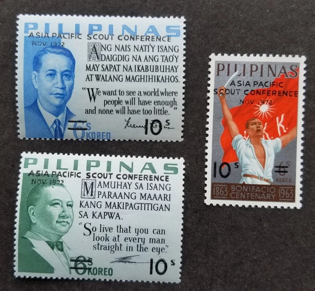 PHILIPPINES ASIA PACIFIC Scout Conference 1972 Scouting Jamboree (stamp ...