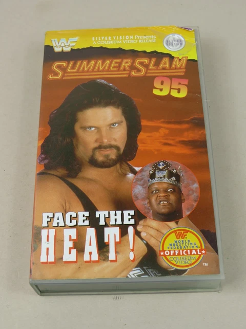 WWF SUMMERSLAM '95 VHS Tape 2.5hrs Silver Vision 1995 Official Rare £13 ...