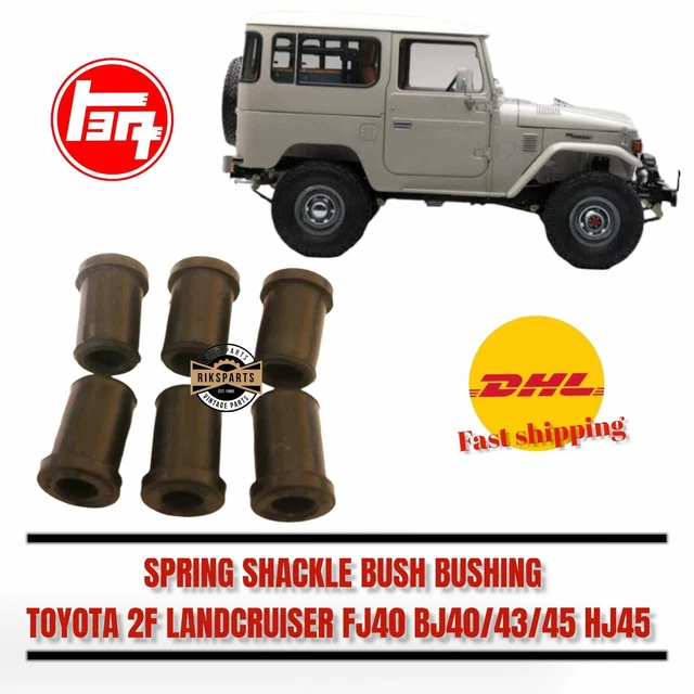 TOYOTA 2F LAND Cruiser Fj40 Fj45 Hj45 Bj40 Bj43 Spring Shackle Bush ...