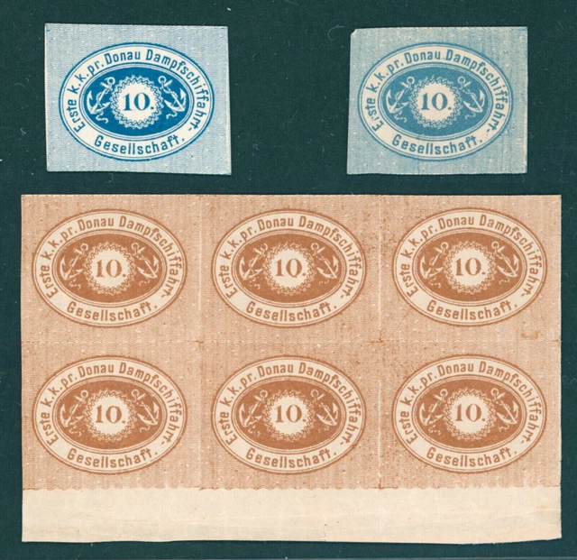 OFFICIAL REPRINTS OF the 1867 DDSG Stamps | Color Proofs MNG £12.89 ...