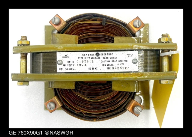 GENERAL ELECTRIC 760X90G1 TYPE JE-27 Potential Transformer with 1 Year ...