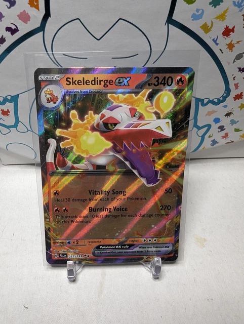 POKÉMON TCG SKELEDIRGE ex Scarlet & Violet - Paldea Evolved 037/193 Holo Double EUR 1,09 ...