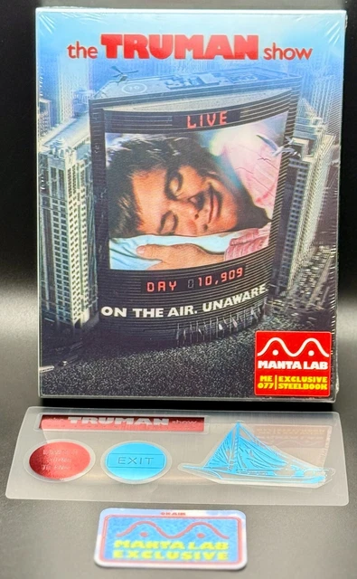 THE TRUMAN SHOW Manta Lab 4K Uhd Bluray Double Lenticular B Steelbook ...