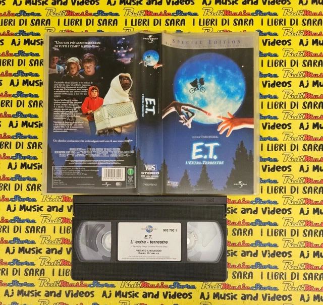 VHS FILM E.T. L'EXTRA-TERRESTRE SPECIAL EDITION 2002 Spielberg ...