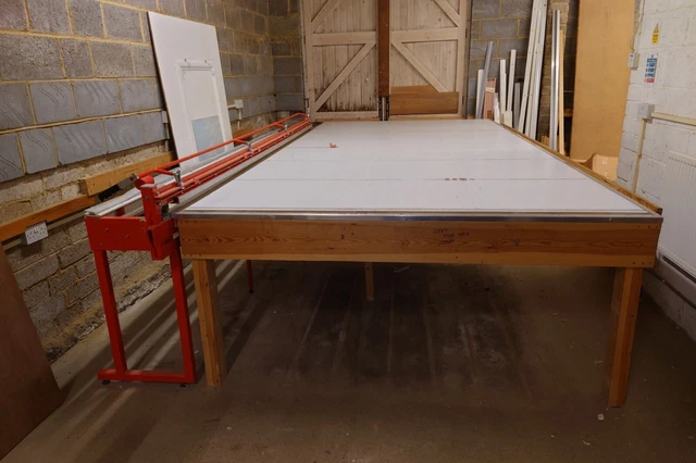 ECLIPSE 3.4 METRE bespoke Roller Blind fabric cutting machine with free ...