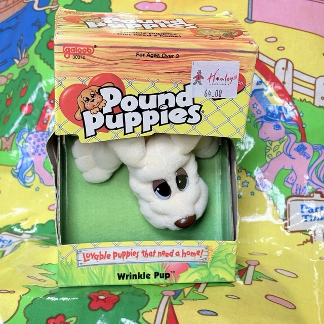 VINTAGE GALOOB POUND Puppies Wrinkle Pup In Original Box 1995 £19.99 ...