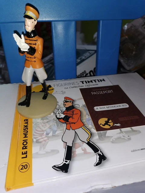 FIGURINE TINTIN COLLECTION officielle Num 20 Roi Muskar EUR 1,00 ...