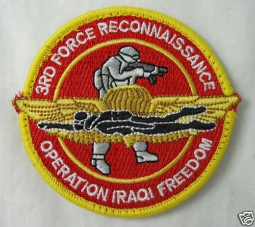 NEW AIRSOFT US BDU Patch Arm-Badge Operation IRAQ Freedom With Hook ...