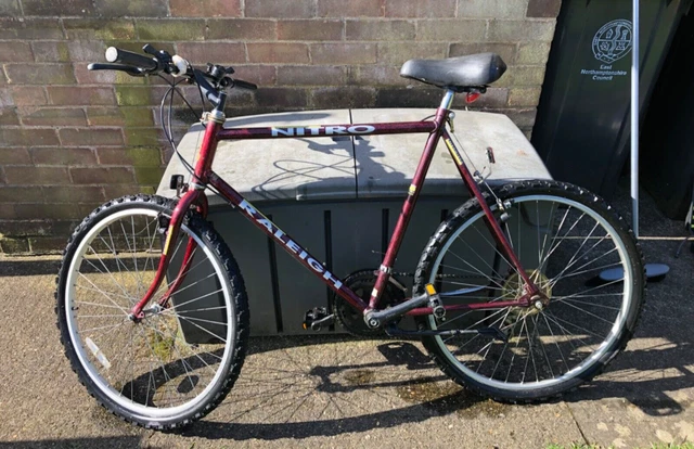 RALEIGH NITRO MENS Womens Adults Mountain Bike 10 Speed Vgc £40.00 ...