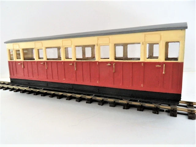 7MM NARROW GAUGE bogie coach body kit - 5 compartment coach £15.00 ...
