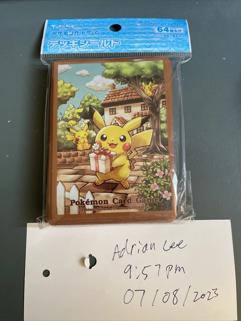 POKEMON CENTER PIKACHU'S Gift Card Sleeves Japan Exclusive 64 $38.33 ...
