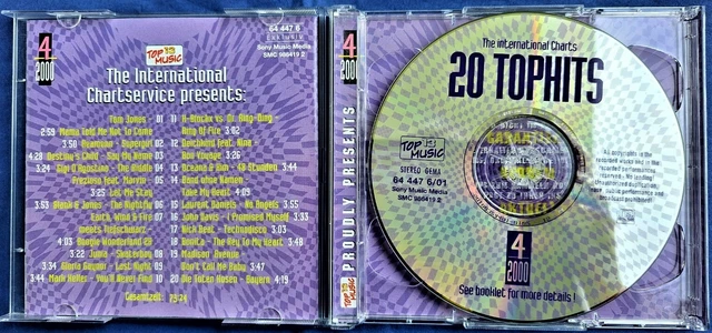 20 TOP HITS The International Charts 4/2000 Top 13 Music CD EXTRA Maxi ...