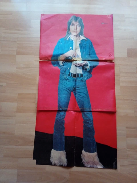 VINTAGE DAVID CASSIDY 3 Part Poster Jackie Magazine 1970s Uk £10.00 ...