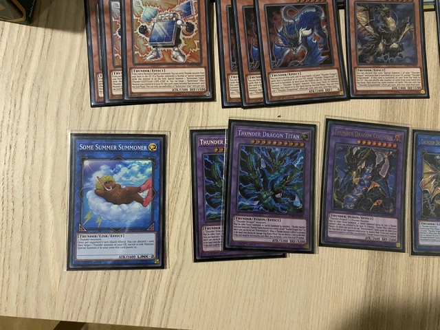 YUGIOH THUNDER DRAGON Deck Core Colossus Titan Dark Hawk Roar $320.00 ...