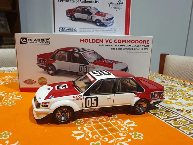 1:18 1981 BATHURST HDT VC Commodore. Peter Brock &Jim Richards. #05 ...