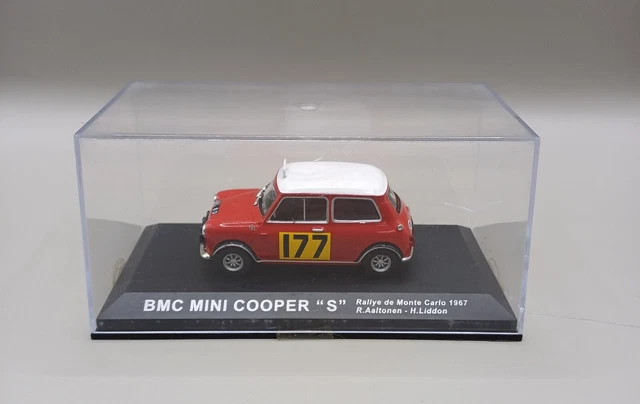 DEAGOSTINI 1/43 RALLY Car Collection BMC Mini Cooper S Monte Carlo 1967 ...