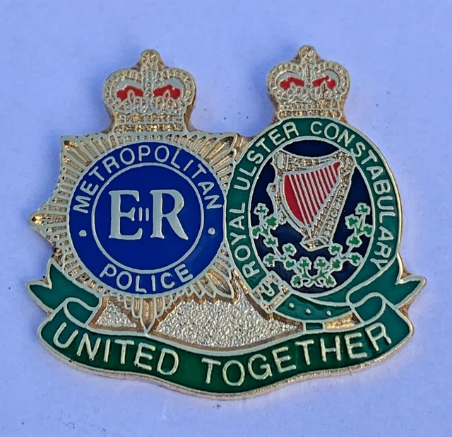 METROPOLITAN & RUC POLICE TOGETHER ROYAL ULSTER CONSTABULARY PSNI irish ...