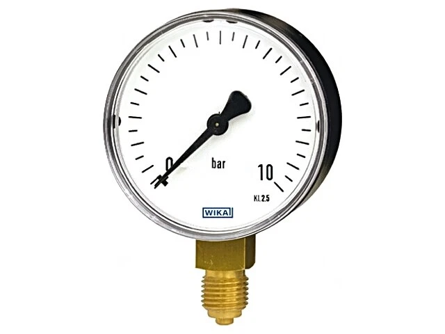 12621340 PRESSURE GAUGE class: 2.5 63mm thread: G 1/4 B -1bar-600mbar ...