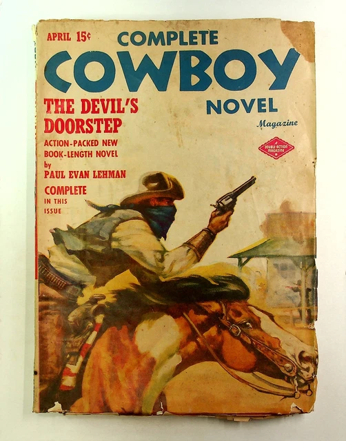 COMPLETE COWBOY NOVEL Magazine Pulp Apr 1949 Vol. 8 #4 GD £23.32 ...