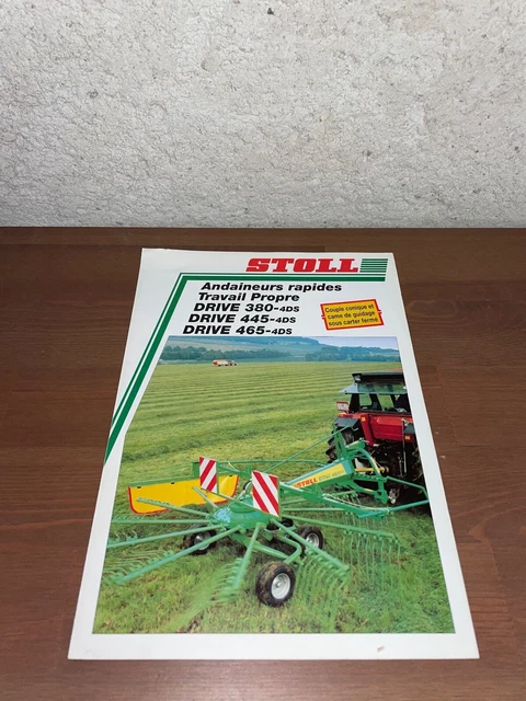 BROCHURE PROSPEKT PROSPECTUS ANDAINEUR RAPIDE STOLL tracteur-john deere-steyr-ih EUR 4,99 ...