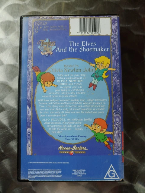 THE ELVES AND The Shoemaker - Hanna Barbera, Olivia Newton-John - VHS ...