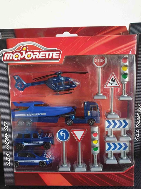MAJORETTE NEUF COFFRET set Gendarmerie 5 véhicules secours camion ...