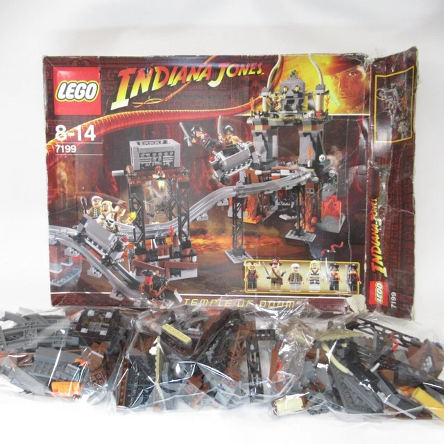 SET LEGO INDIANA Jones e il tempio del destino 7199 incompleto senza ...