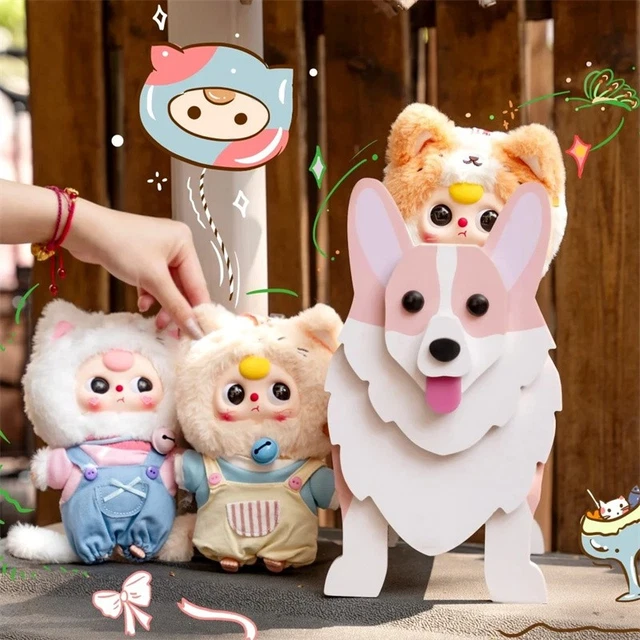 BABY THREE KITTEN Wardrobe Series Plush Blind Box DR £21.79 - PicClick UK