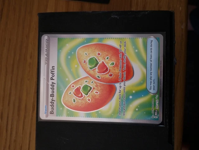 POKÉMON TCG MEGA Evolution Buddy Buddy Poffin Full Art Card English NM ...