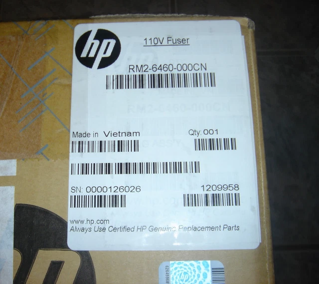 ORIGINAL HP FIXIEREINHEIT (Befestigungseinheit) Duplex RM2-6460-000CN ... ORIGINAL HP FIXIEREINHEIT (Befestigungseinheit) Duplex RM2-6460-000CN ...
