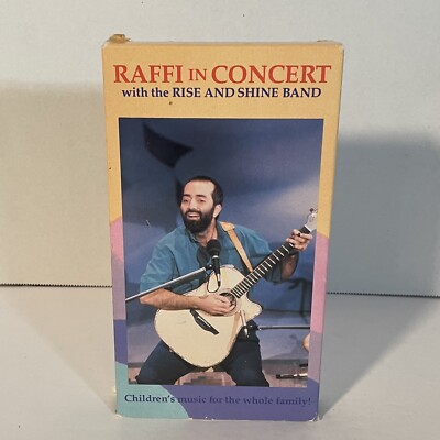 RAFFI IN CONCERT With The Rise And Shine Band Vc 61719 Vhs 1988 EUR 12 ...