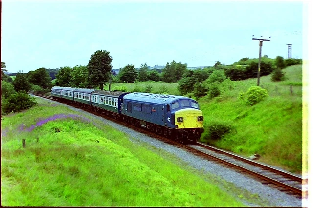 35MM RAILWAY COLOUR Negative Class 45 060 at Little Burrs ELR £1.95 ...