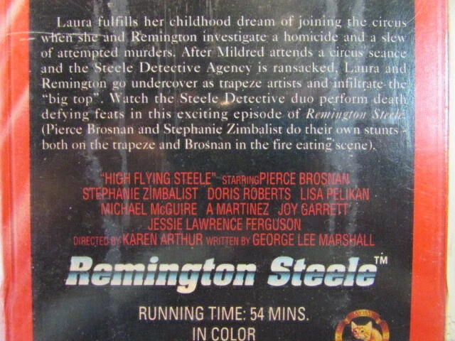 HIGH FLYING STEELE Remington Pierce Brosnan Mtm Homevideo Tape Vhs Ntsc ...
