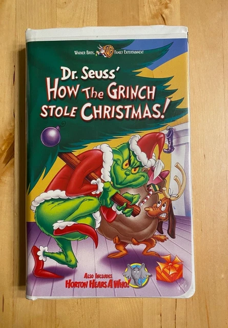 HOW THE GRINCH Stole Christmas (VHS, 2000, Clam Shell) Animated £3.98 ...