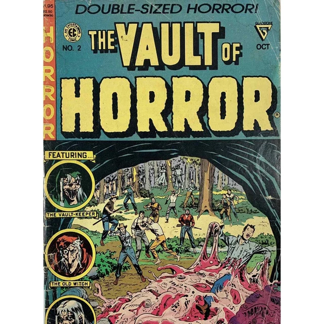 VAULT OF HORROR Comic Book No 2 Oct 1990 EC Horror Sci-Fi Crypt-Keeper ...