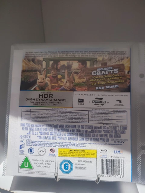 PETER RABBIT 2 4K Uhd Ultra Hd Blu-Ray *4K Disc & Cover Only* £5.98 ...