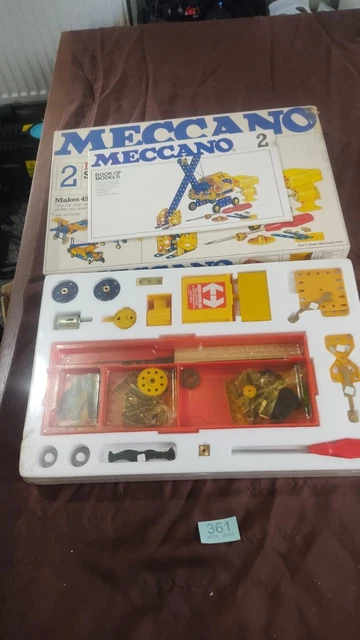 VINTAGE MECHANO 45 model motorised set number 2. New Sealed £39.99 ...
