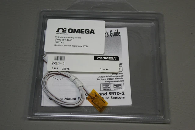NEW OMEGA SURFACE Mount Platinum Rtd Temperature Sensor Srtd-1 $149.99 ...
