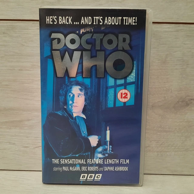DOCTOR WHO - The Movie - VHS 1996 - Paul McGann, Eric Roberts - Good ...