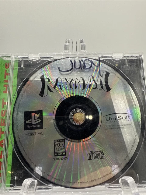RAYMAN SONY PLAYSTATION 1 1995 PS1 Greatest Hits 1997 - senza manuale ...