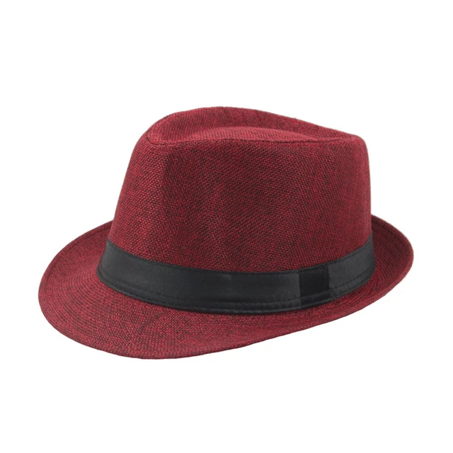 TRILBY CAP WIDE Brim Adjustable Simple Style Trilby Cap Multi Colors ...