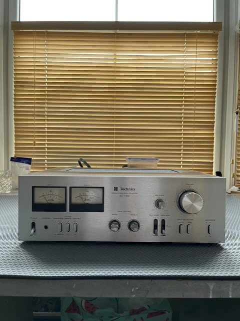 TECHNICS SU-7300 VINTAGE HiFi VU Metered Phono Stage Retro Amplifier ...