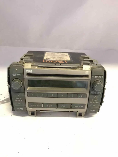 AUDIO & VISUAL Equip.(radio) TOYOTA MATRIX 09 10 EUR 120,92 - PicClick FR