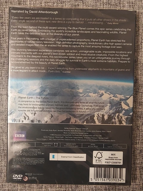 PLANET EARTH THE Complete Series DVD (2015, 5 Discs Set) David ...