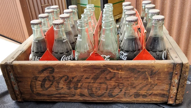 VINTAGE 1960S COCA Cola Los Angeles Crate w/some Filled or empty ...